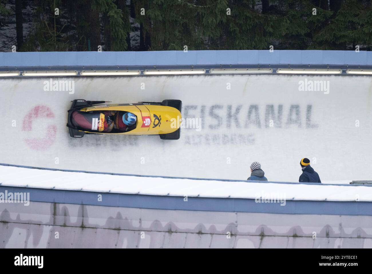 Altenberg, Germany. 07th Dec, 2024. Bobsleigh, World Cup, two-man ...