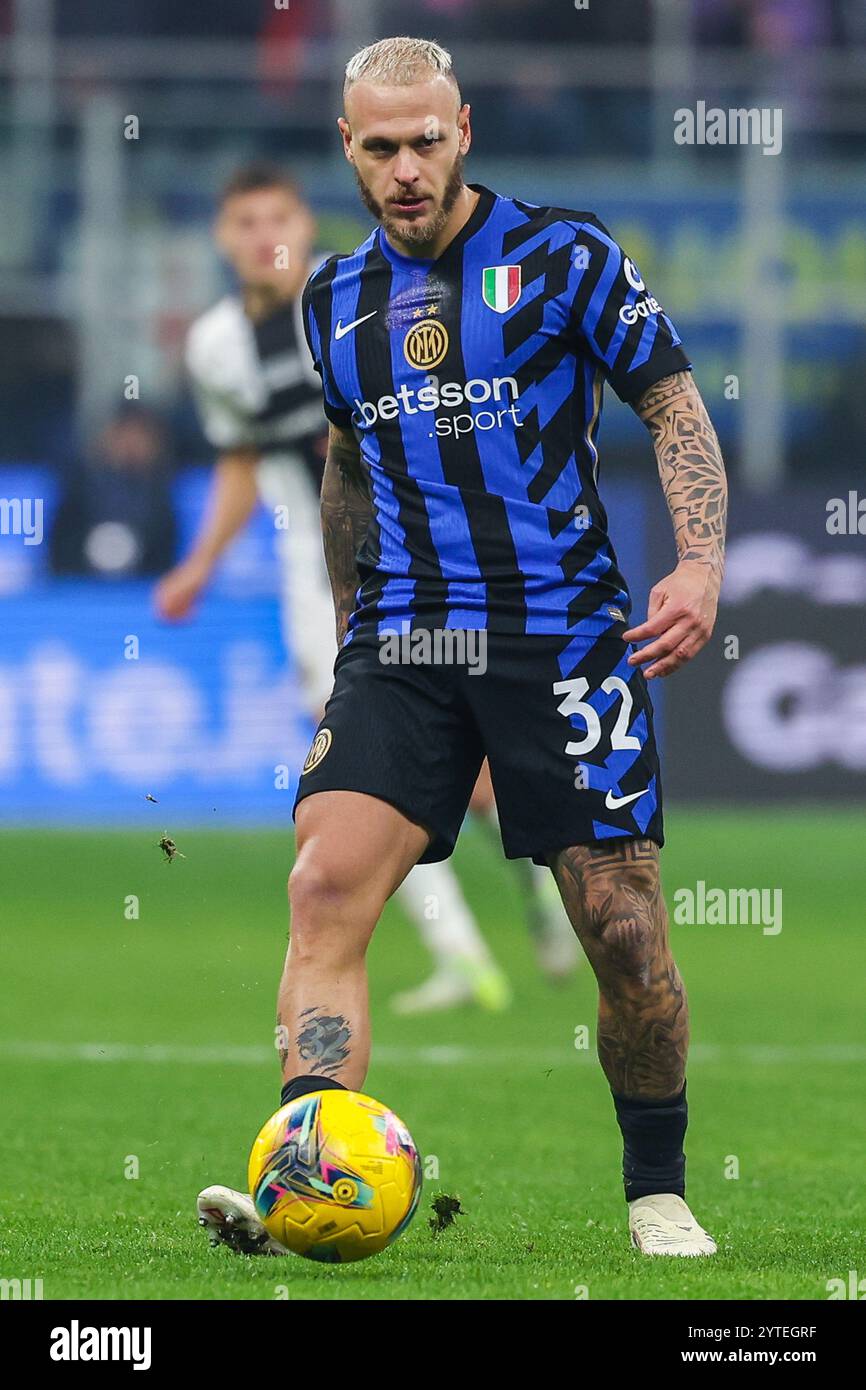 Federico Dimarco of FC Internazionale seen in action during Serie A ...