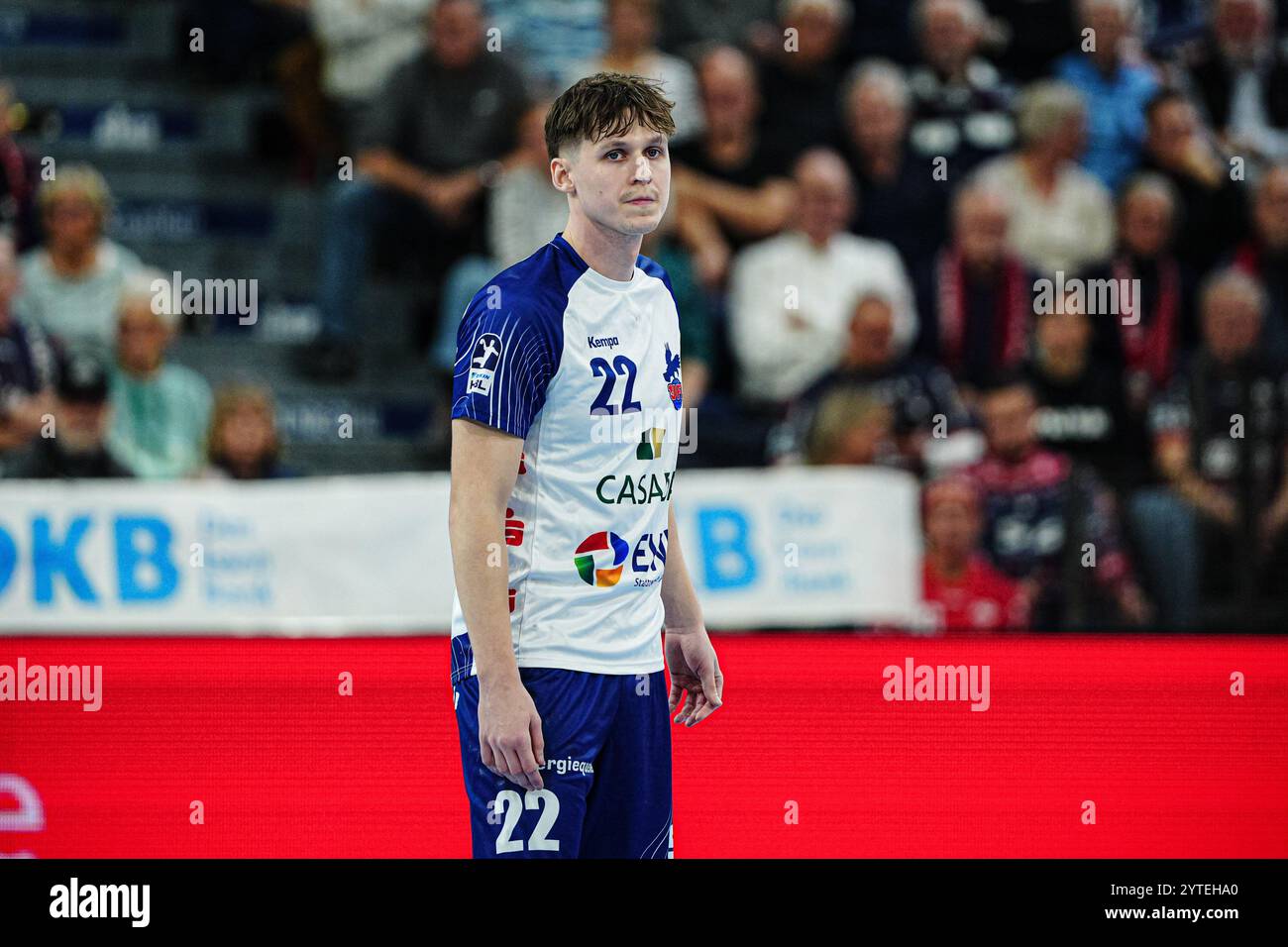Maxim Orlov (1. VfL Potsdam, #22) GER, SG Flensburg-Handewitt vs. 1. VfL Potsdam, Handball ...