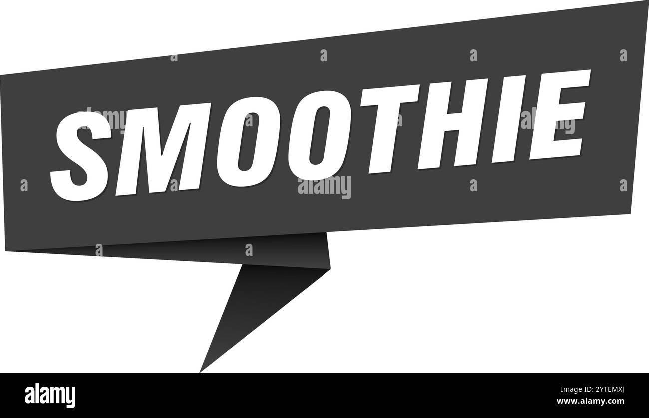 smoothie banner. smoothie speech bubble, label, sticker, ribbon, sign ...