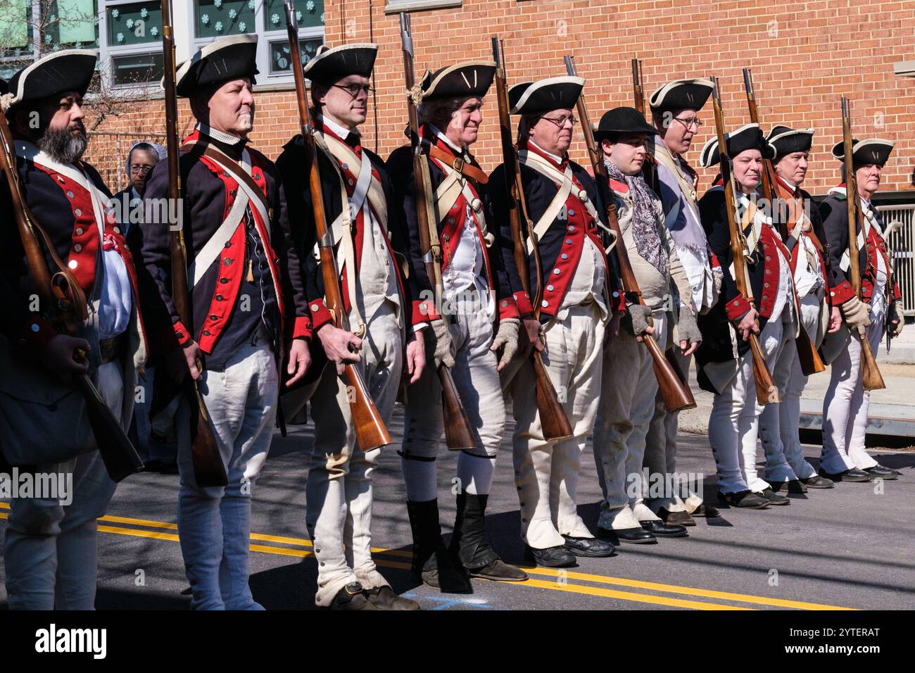 Alexandria, Virginia, USA. Parade Honoring Birthday of George ...