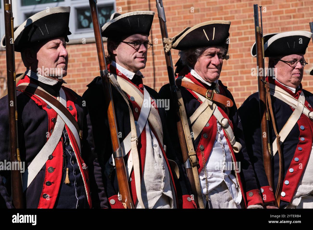 Alexandria, Virginia, USA. Parade Honoring Birthday of George ...