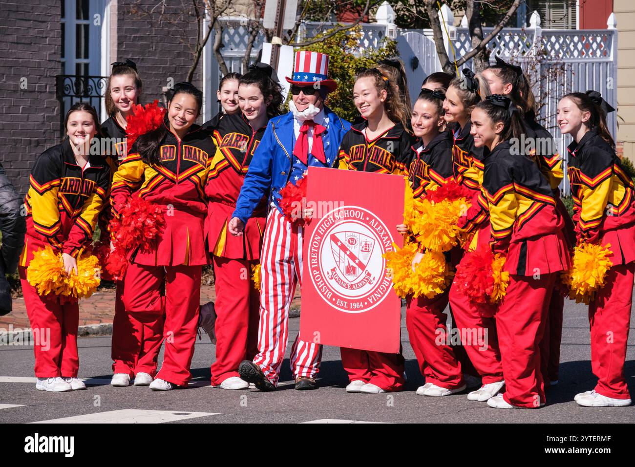 Alexandria, Virginia, USA. Parade Honoring Birthday of George ...