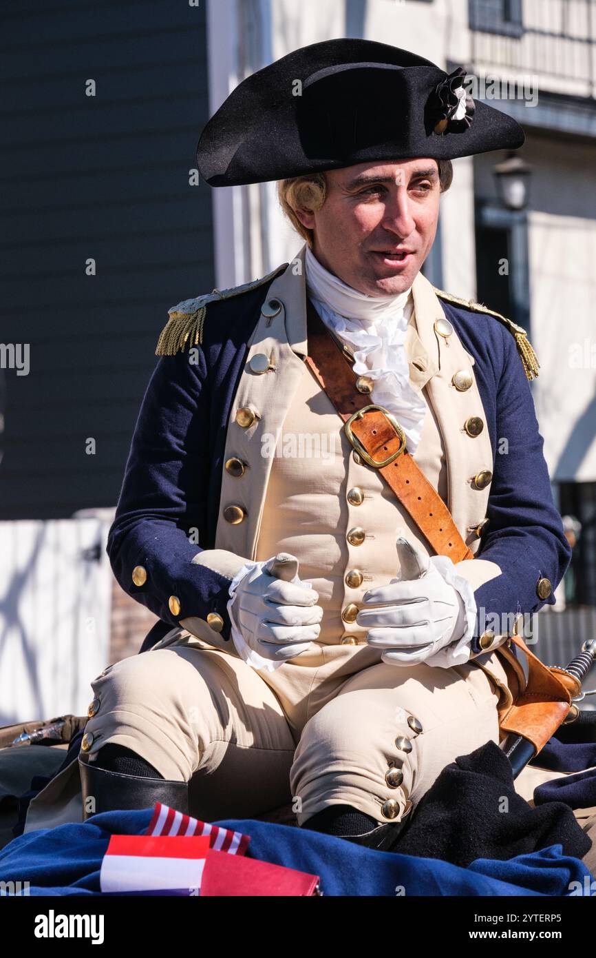 Actor Representing Marquis de Lafayette, George Washington Birthday ...