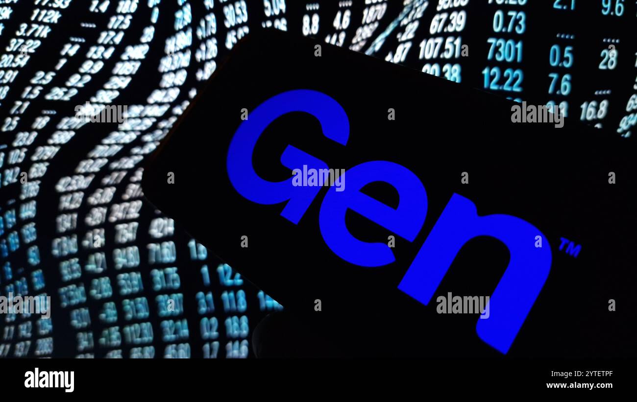 Gen digital logo hi-res stock photography and images - Alamy