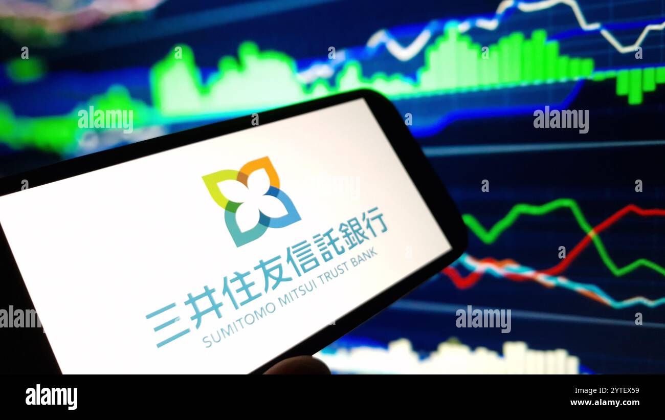 Konskie, Poland - December 03, 2024: Sumitomo Mitsui Trust Bank Ltd ...