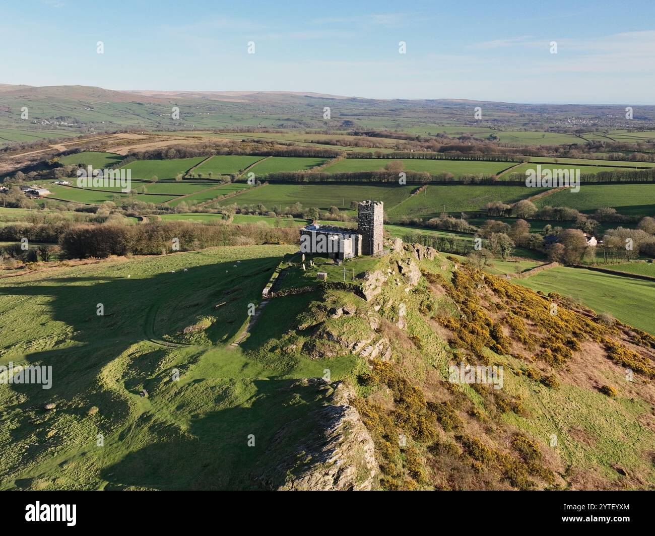 Church on hill photo hi-res stock photography and images - Alamy