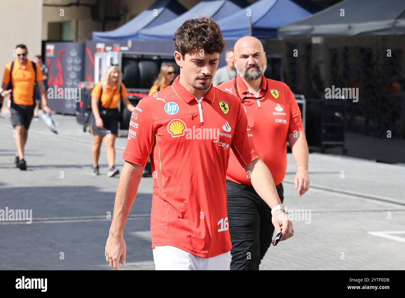 Charles leclerc abu dhabi 2024 07 hi-res stock photography and images ...