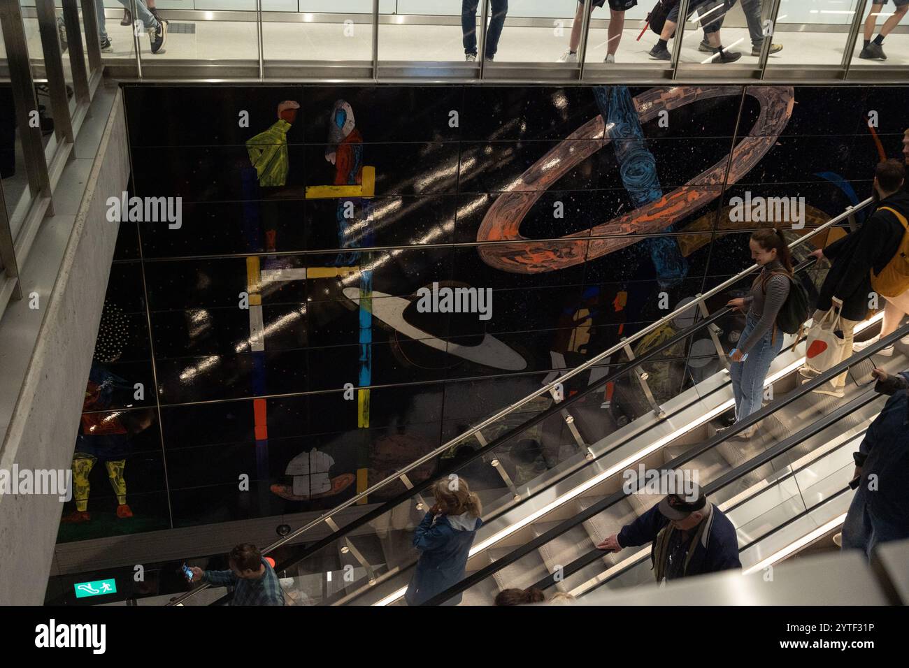 The M4 metro line to Sydhavn and Valby is inaugurated with a grand street party at Mozarts Plads ...