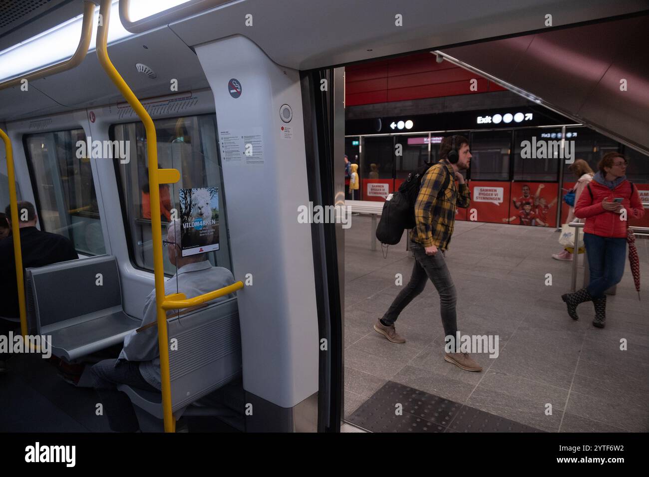 The M4 metro line to Sydhavn and Valby is inaugurated with a grand ...