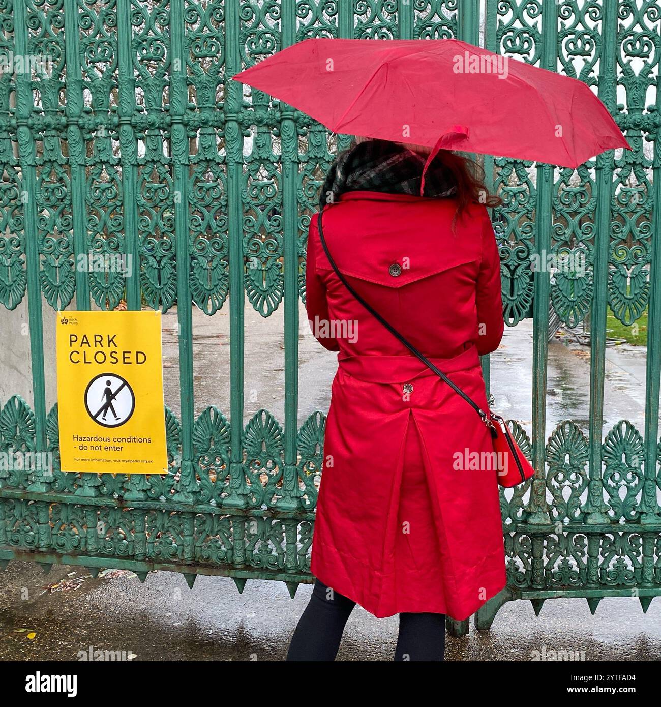 London, UK. 7th Dec, 2024. UK Weather: Storm Darragh wind and rain ...