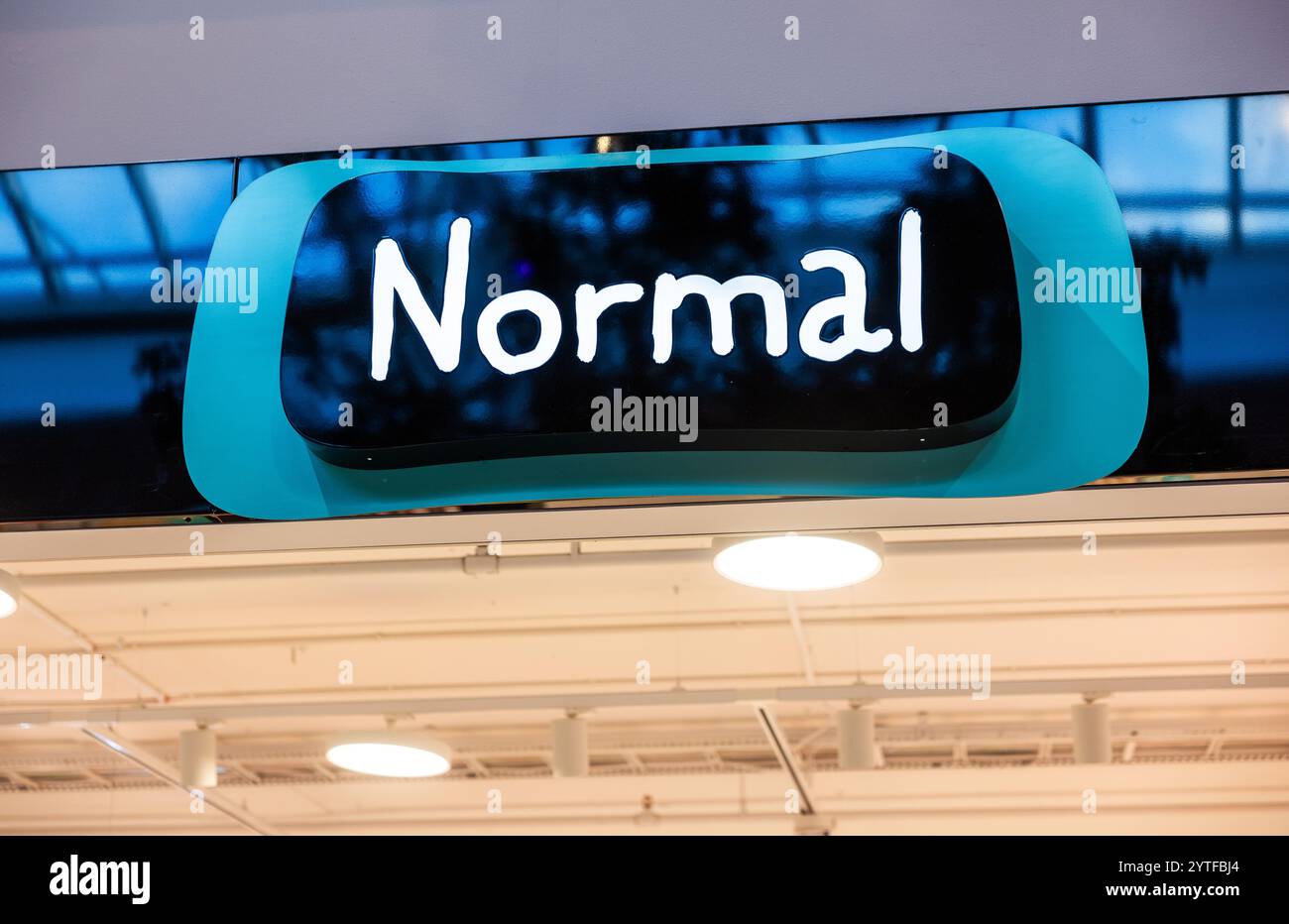 Christmas shopping during Friday afternoon, Linköping, Sweden. In the ...