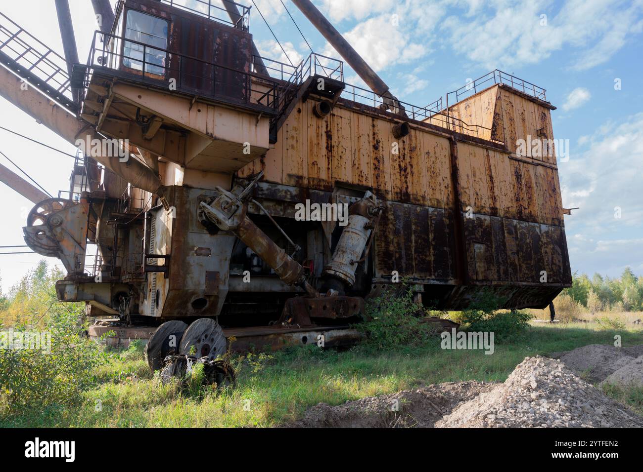 Crawler excavator in agriculture hi-res stock photography and images ...
