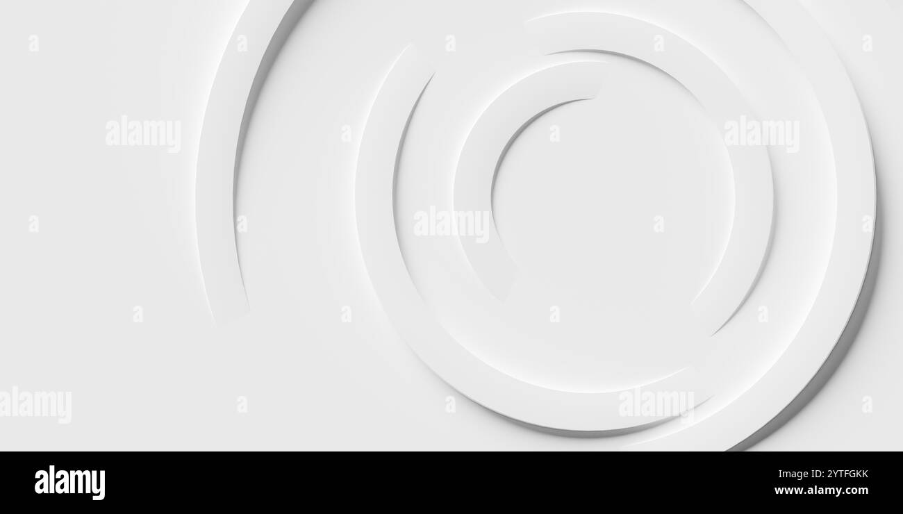 Concentric random rotated white rings or circles background wallpaper ...