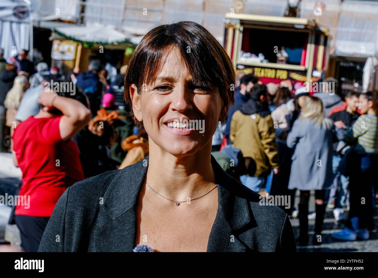 Roma, Italia. 07th Dec, 2024. Monica Lucarelli, Assessore alle Attività ...