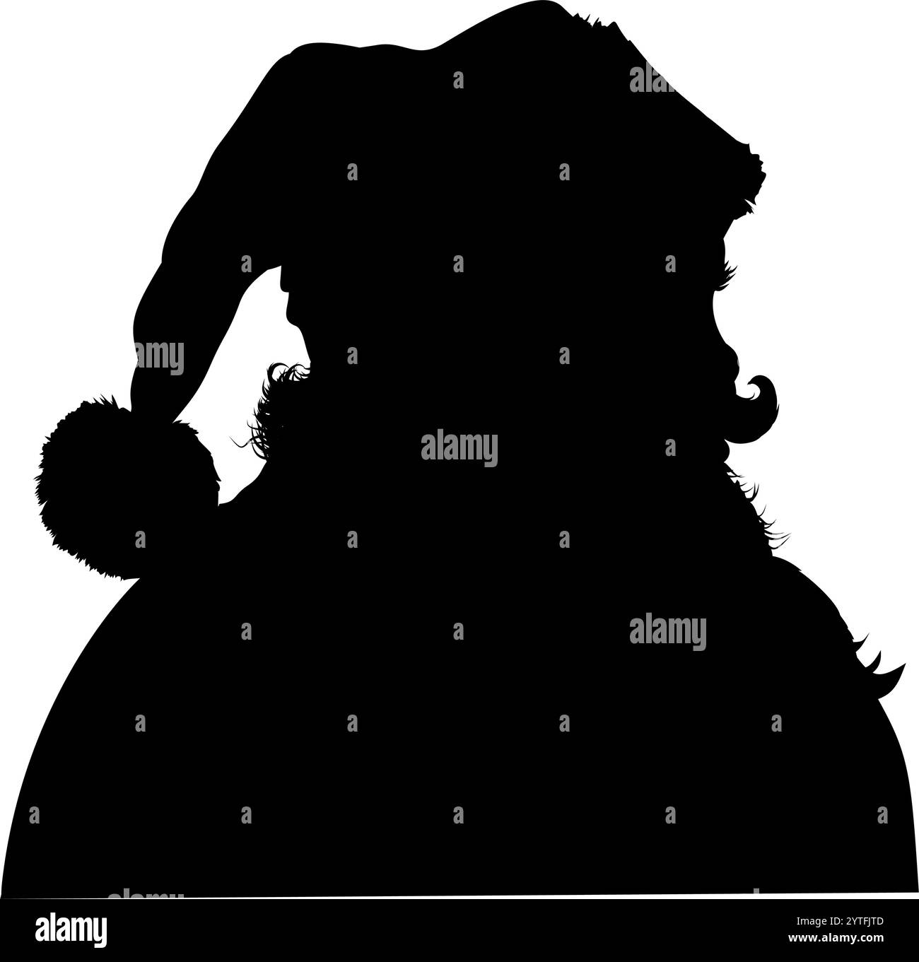 Santa claus silhouette hi-res stock photography and images - Alamy
