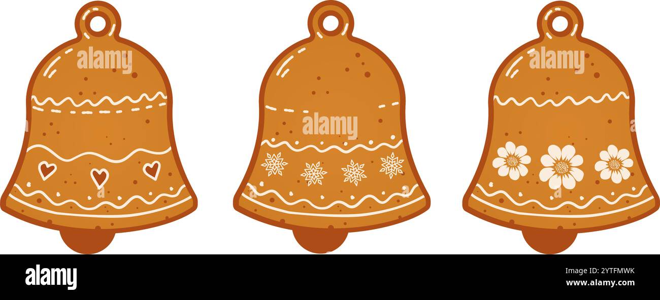 Christmas sweets baking gingerbread Stock Vector Images - Alamy