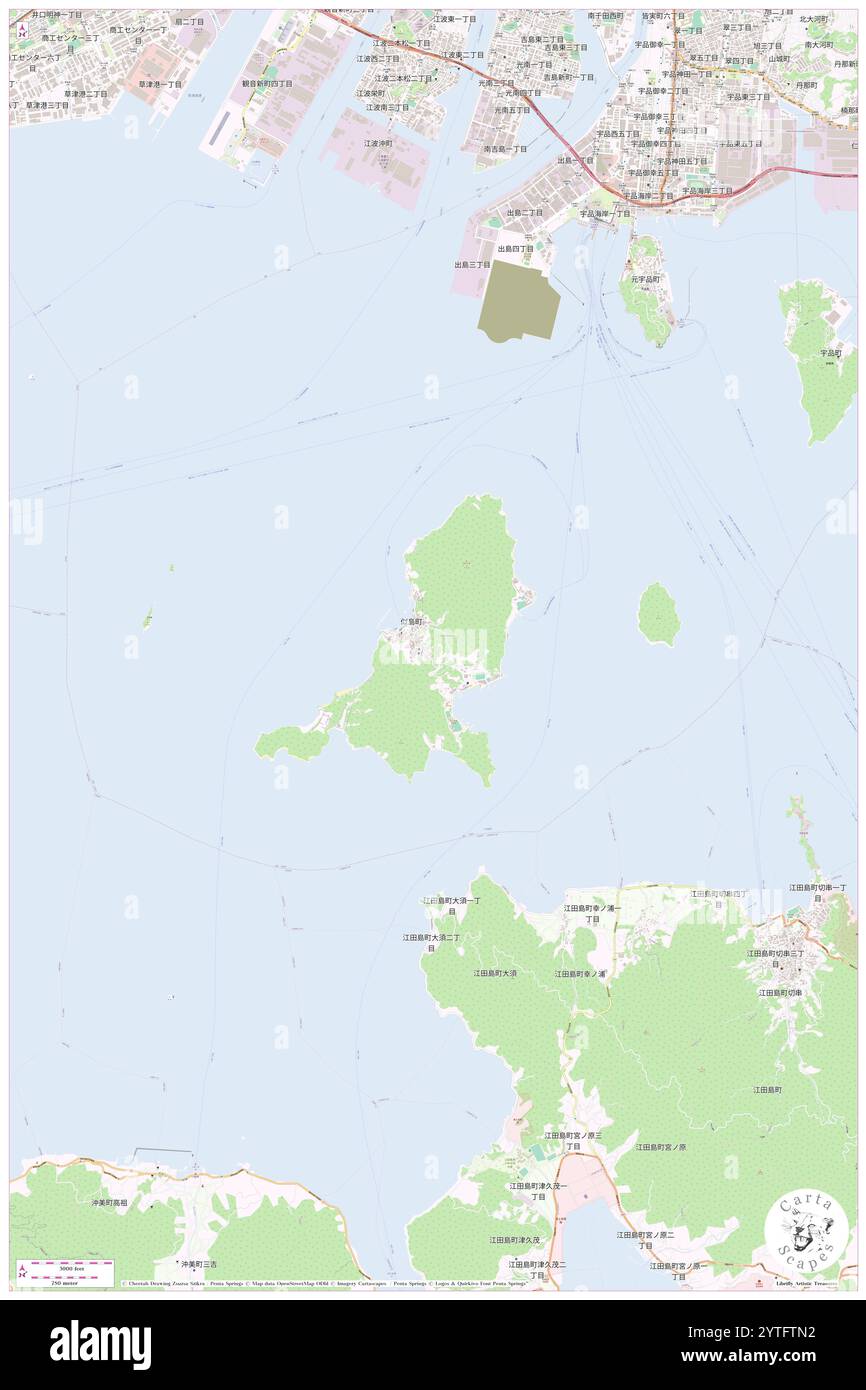 Nino Shima, , JP, Japan, Hiroshima, N 34 18' 37'', N 132 26' 9'', map ...