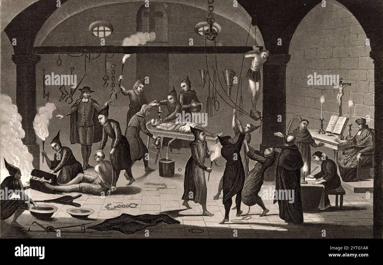 Monaci torture hi-res stock photography and images - Alamy