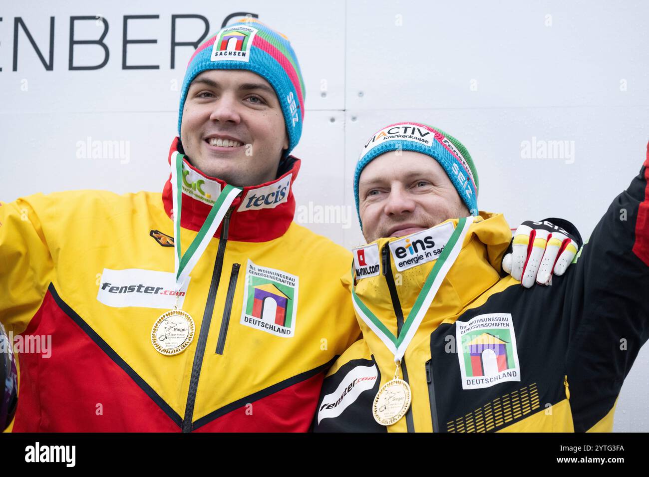 Altenberg, Germany. 07th Dec, 2024. Bobsleigh, World Cup, two-man ...