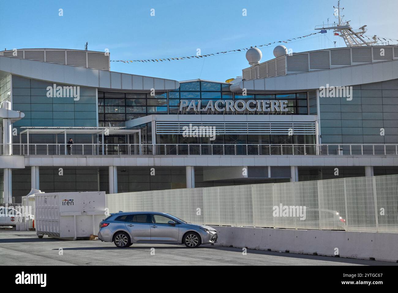 Savona. Italia - December 07, 2024: The Palacrociere cruise terminal in ...