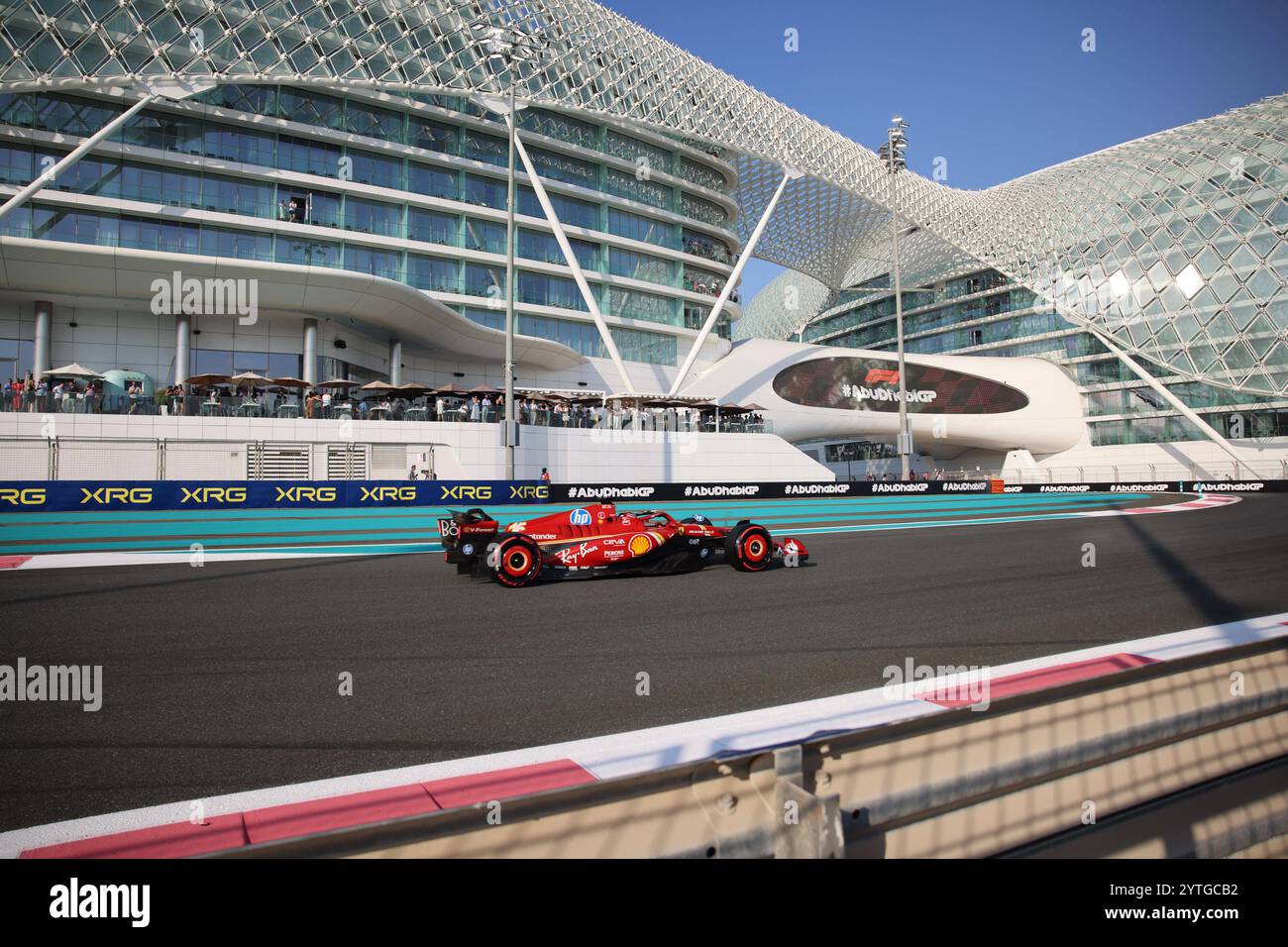Charles leclerc abu dhabi 2024 fp3 hi-res stock photography and images ...