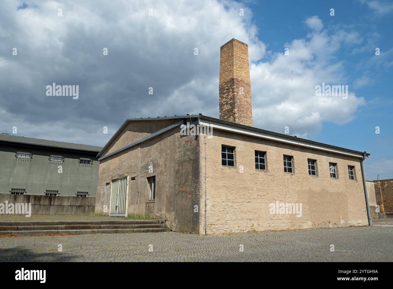The crematorium at Ravensbrück Nazi concentration camp for women ...