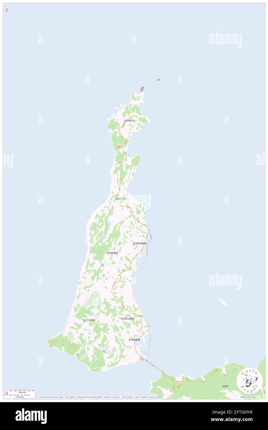 Ikitsukicho-ichibu, Hirado Shi, JP, Japan, Nagasaki, N 33 24' 21'', N ...