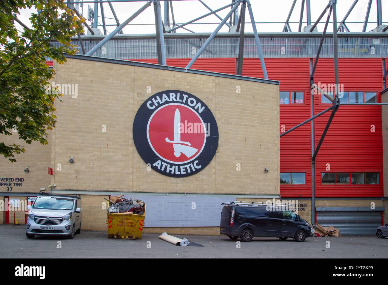 Charlton Athletic football cub at the Valley Stock Photo - Alamy