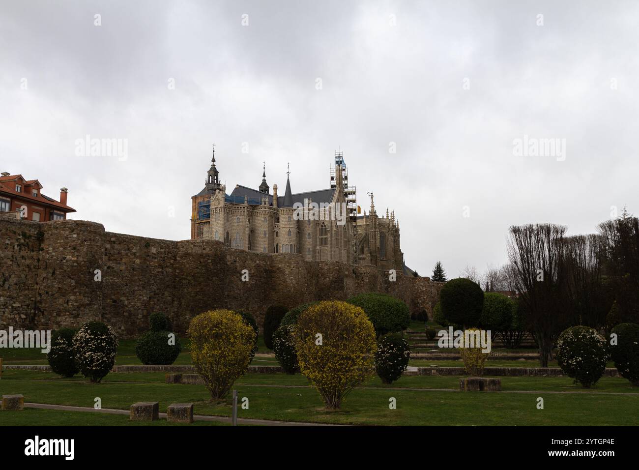 The Palace of Gaudí in Astorga, a striking modernist building designed ...