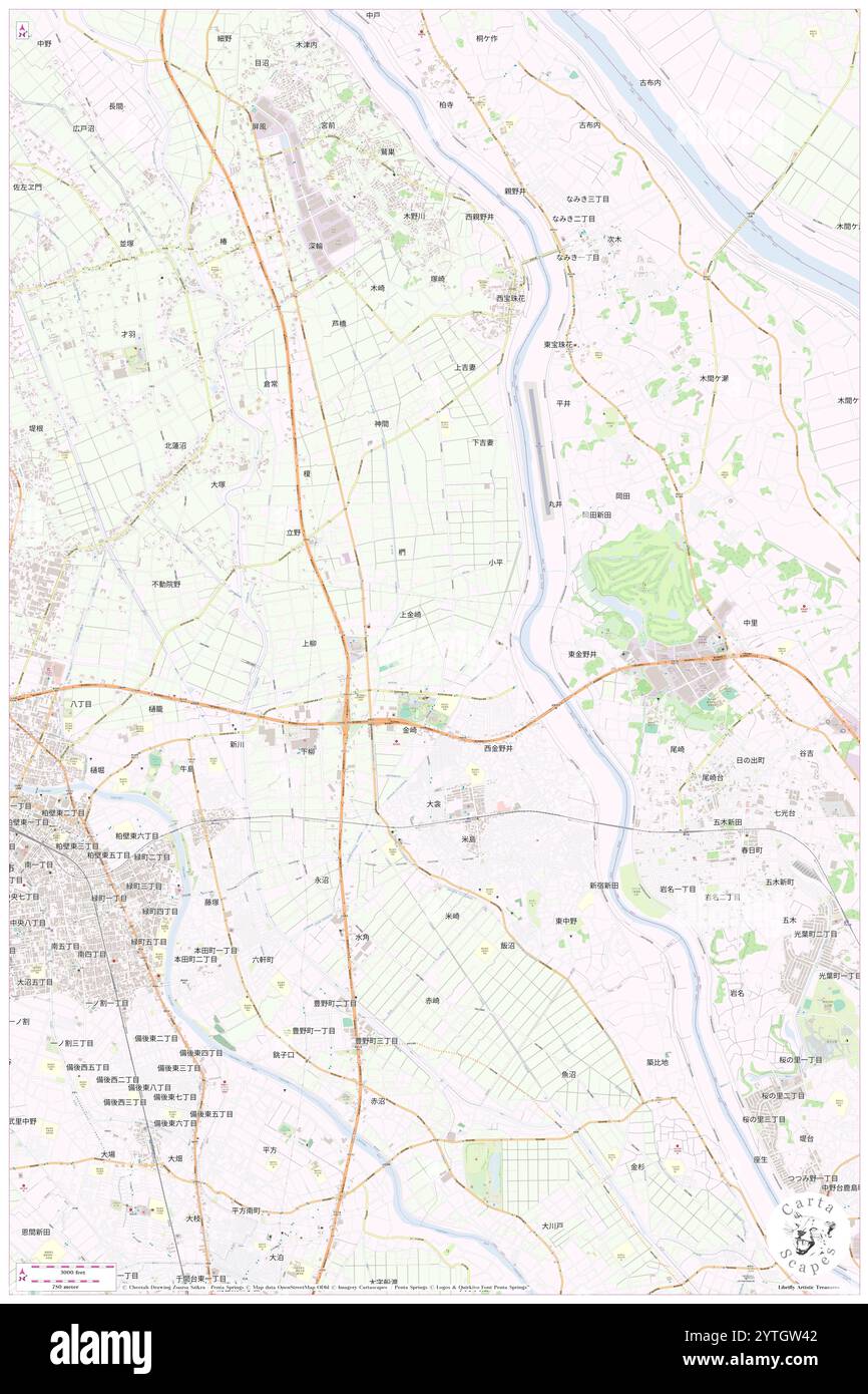 Nakaimiya, Kasukabe Shi, JP, Japan, Saitama, N 35 59' 47'', N 139 48 ...