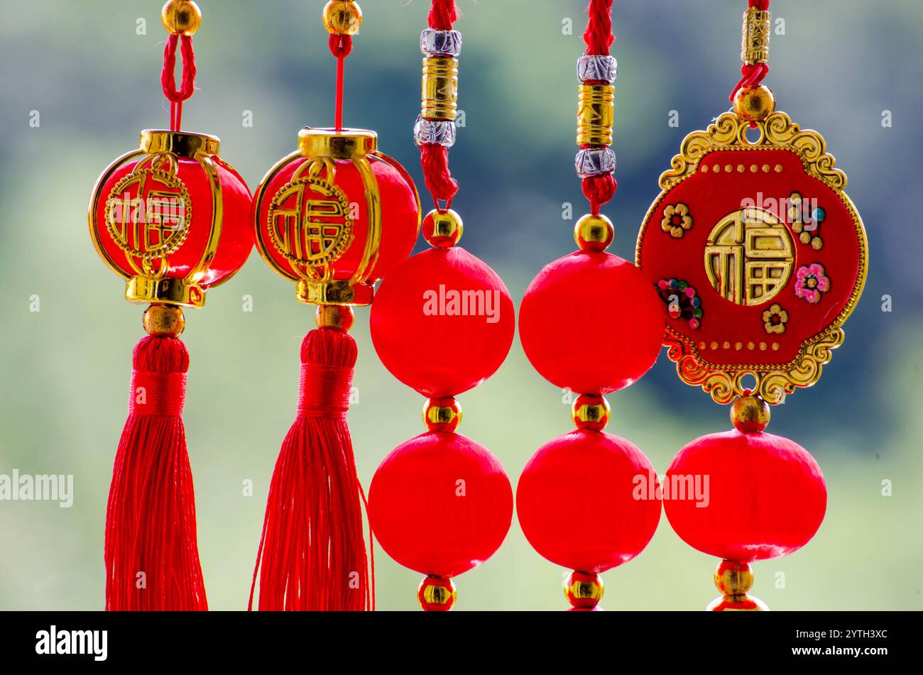 Chinese New Year decoration. Season of Holidays and celebration Stock ...