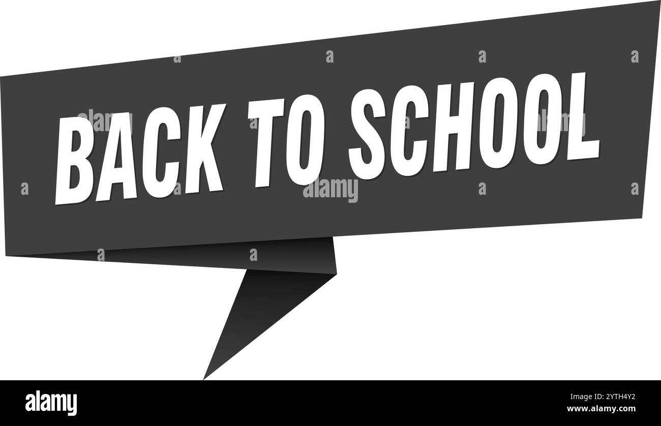 back to school banner. back to school speech bubble, label, sticker ...