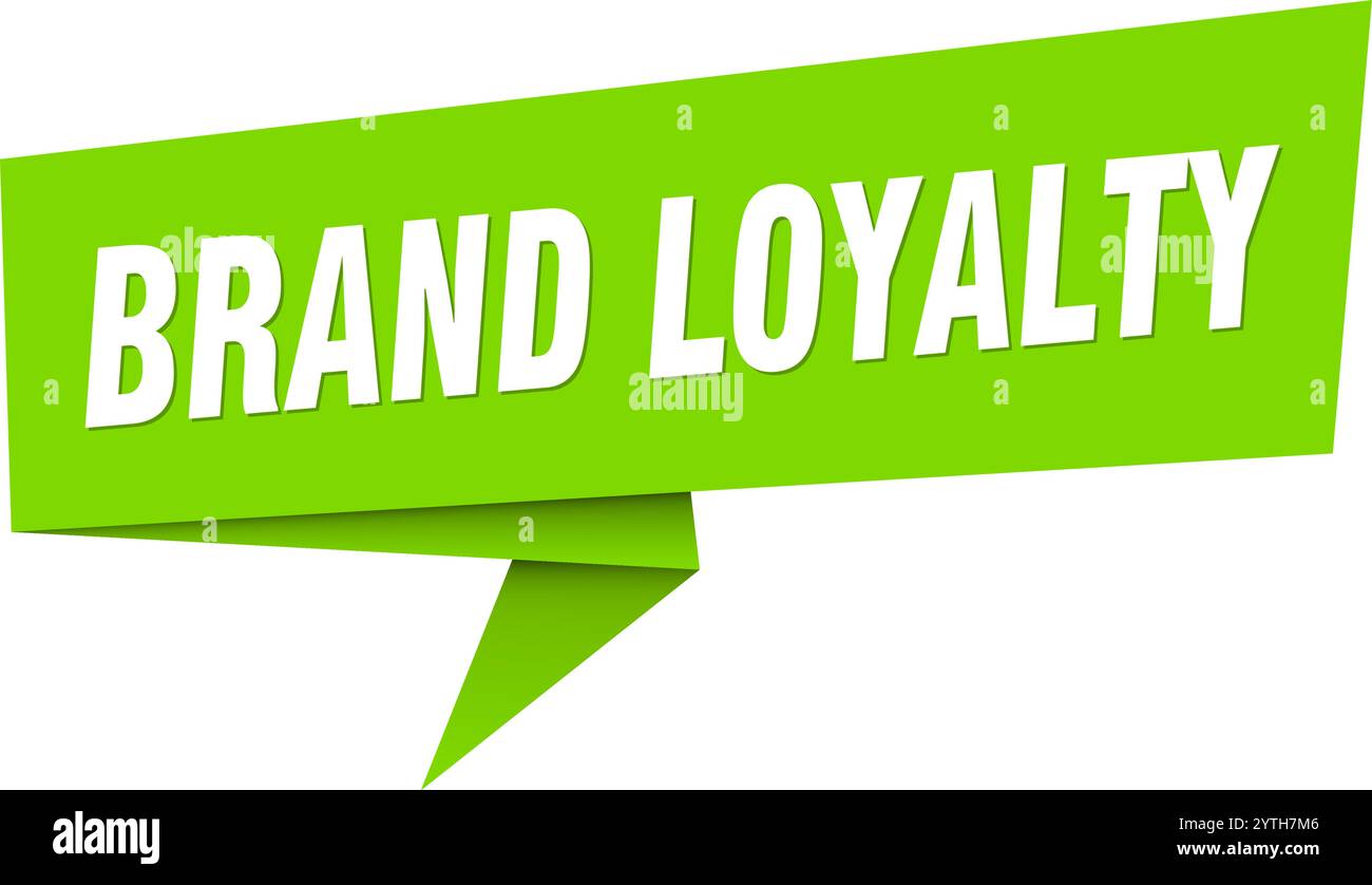 brand loyalty banner. brand loyalty speech bubble, label, sticker ...