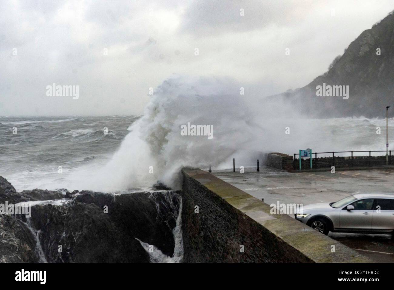 Ilfracombe, North Devon, United Kingdom. 7th Dec, 2024. Storm Darragh ...