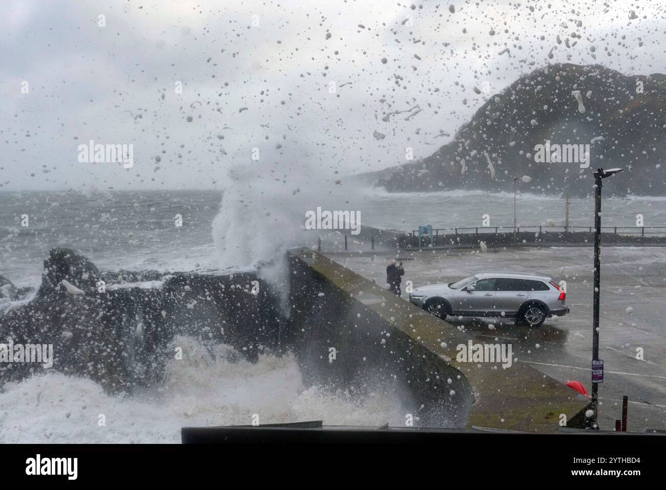 Ilfracombe, North Devon, United Kingdom. 7th Dec, 2024. Storm Darragh ...