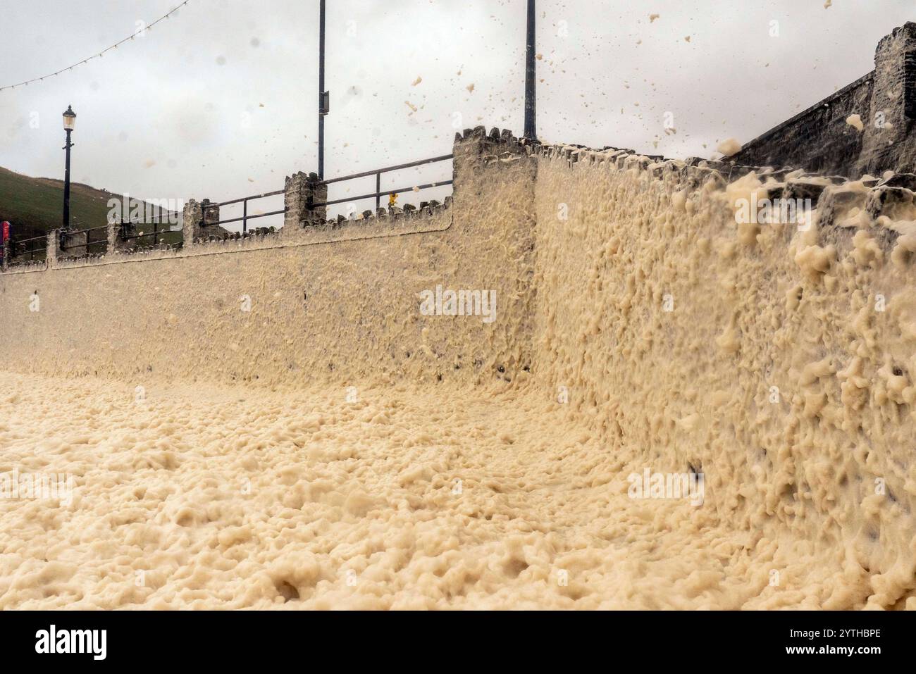 Ilfracombe, North Devon, United Kingdom. 7th Dec, 2024. Storm Darragh ...