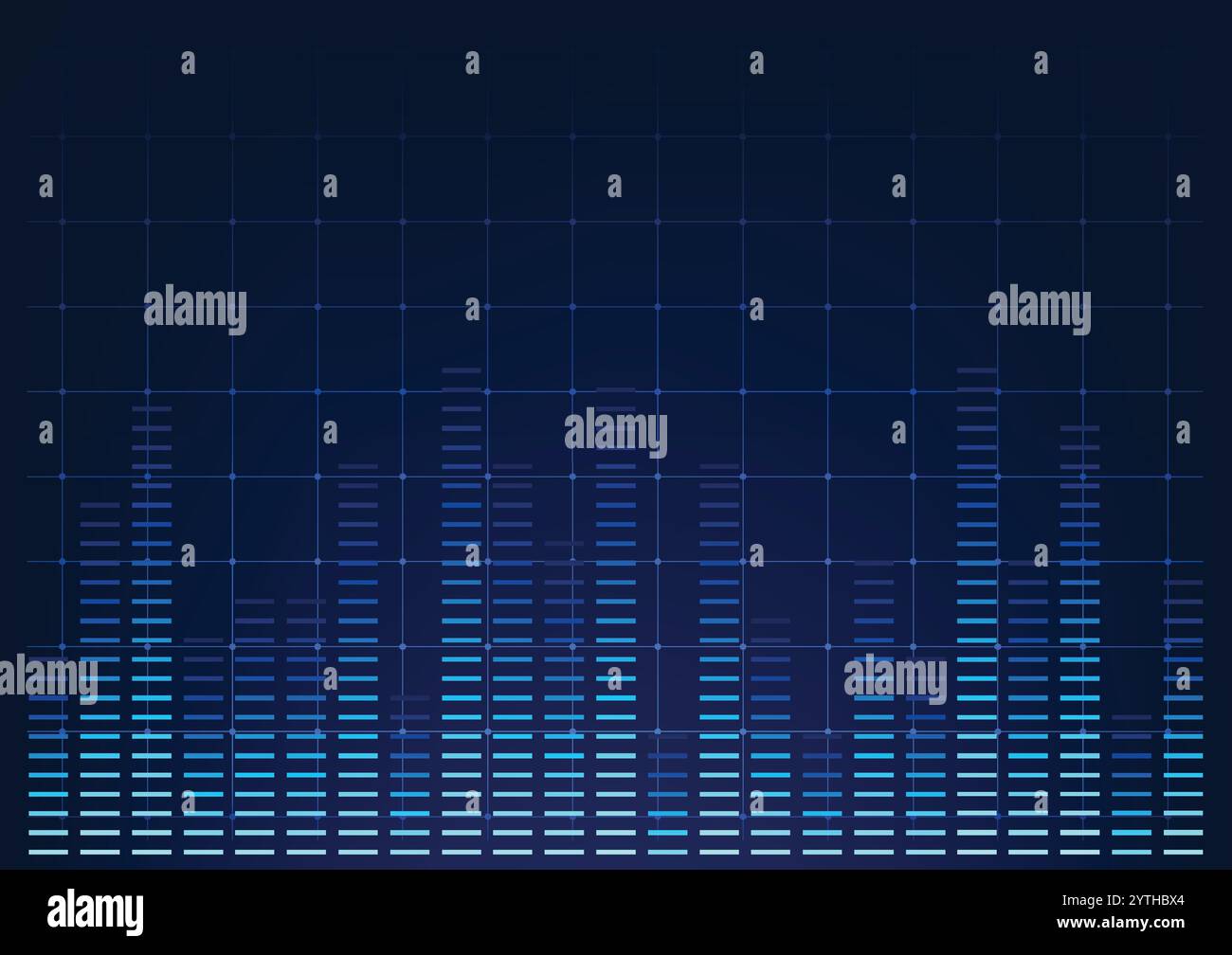 Sound wave technology background with digital style waves, conveying ...
