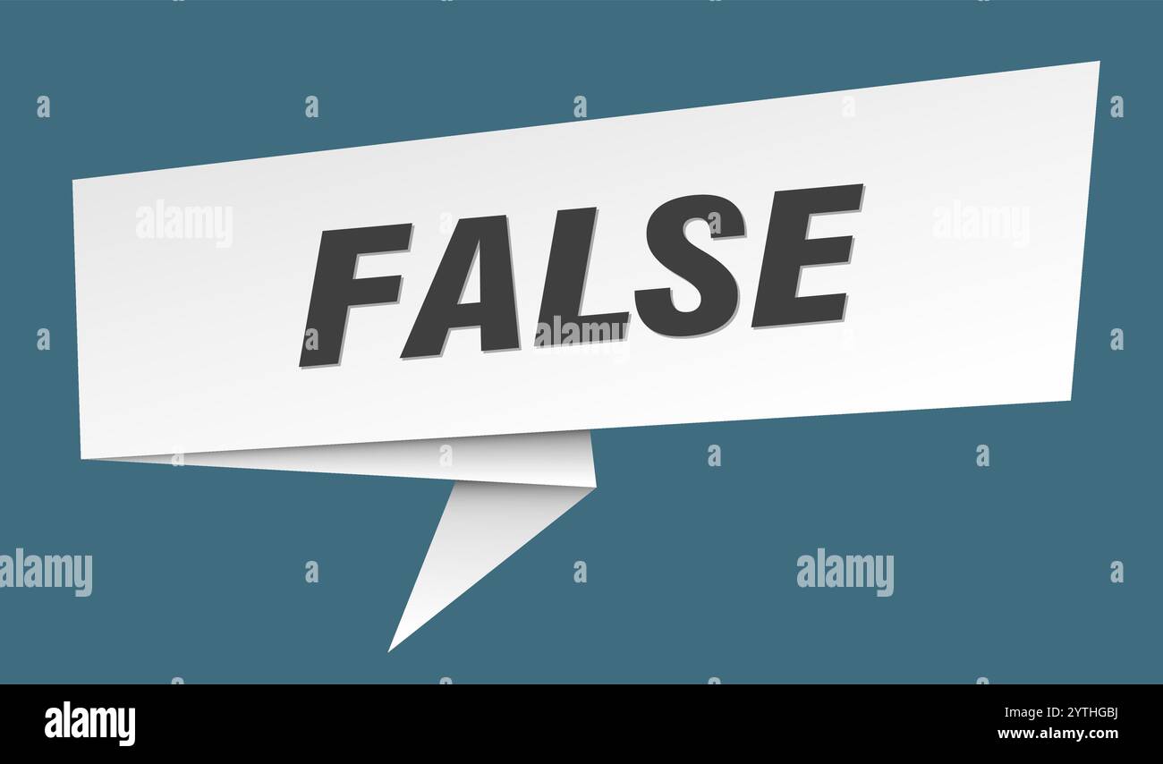 false banner. false speech bubble, label, sticker, ribbon, sign ...