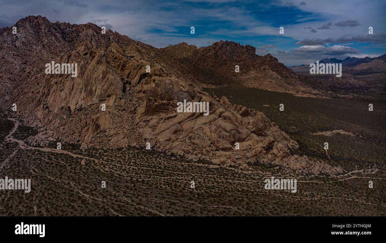 March 2024, MOJAVE NATIONAL PRESERVE, CALIFORNIA, USA - Granite Boulder ...
