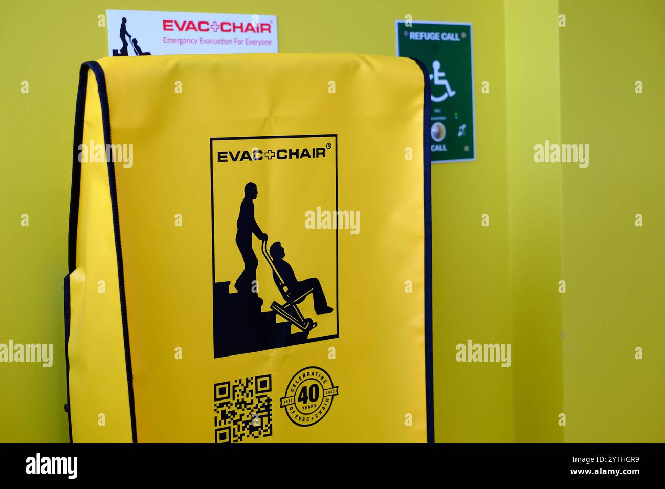 Evac Chair emergency stairway evacuation aid for helping mobility ...