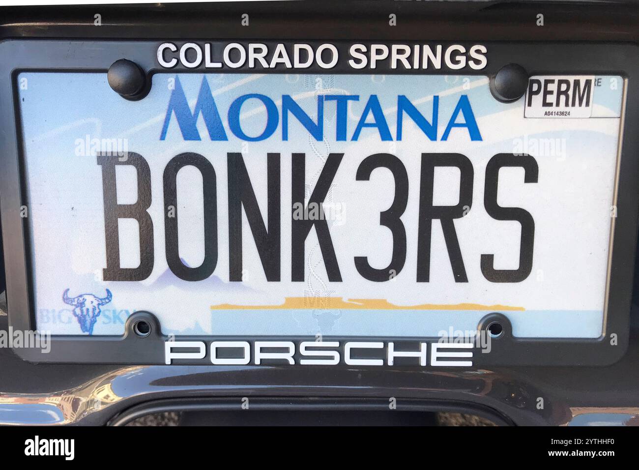 CUSTOM VANITY LICENSE PLATES Stock Photo - Alamy