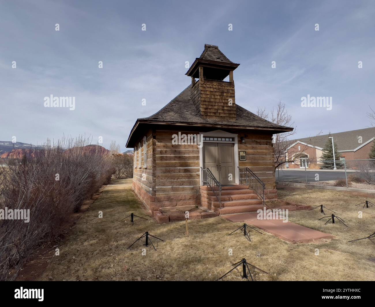 MARCH 10, 2024, Torrey Utah - historic old buildings of old western ...