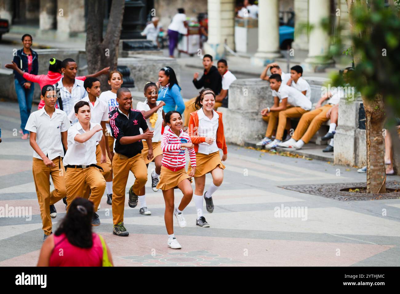 Happy cuban girl hi-res stock photography and images - Alamy
