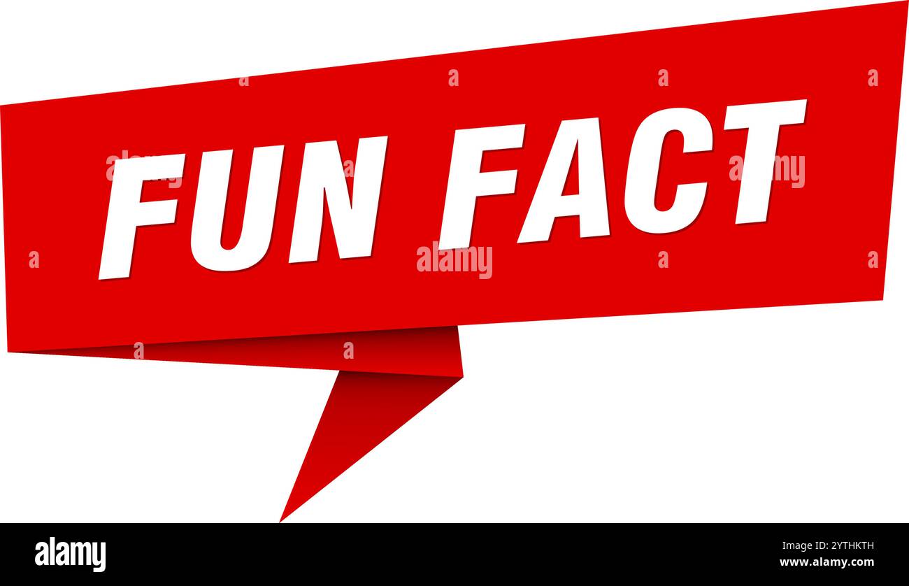 fun fact banner. fun fact speech bubble, label, sticker, ribbon, sign ...