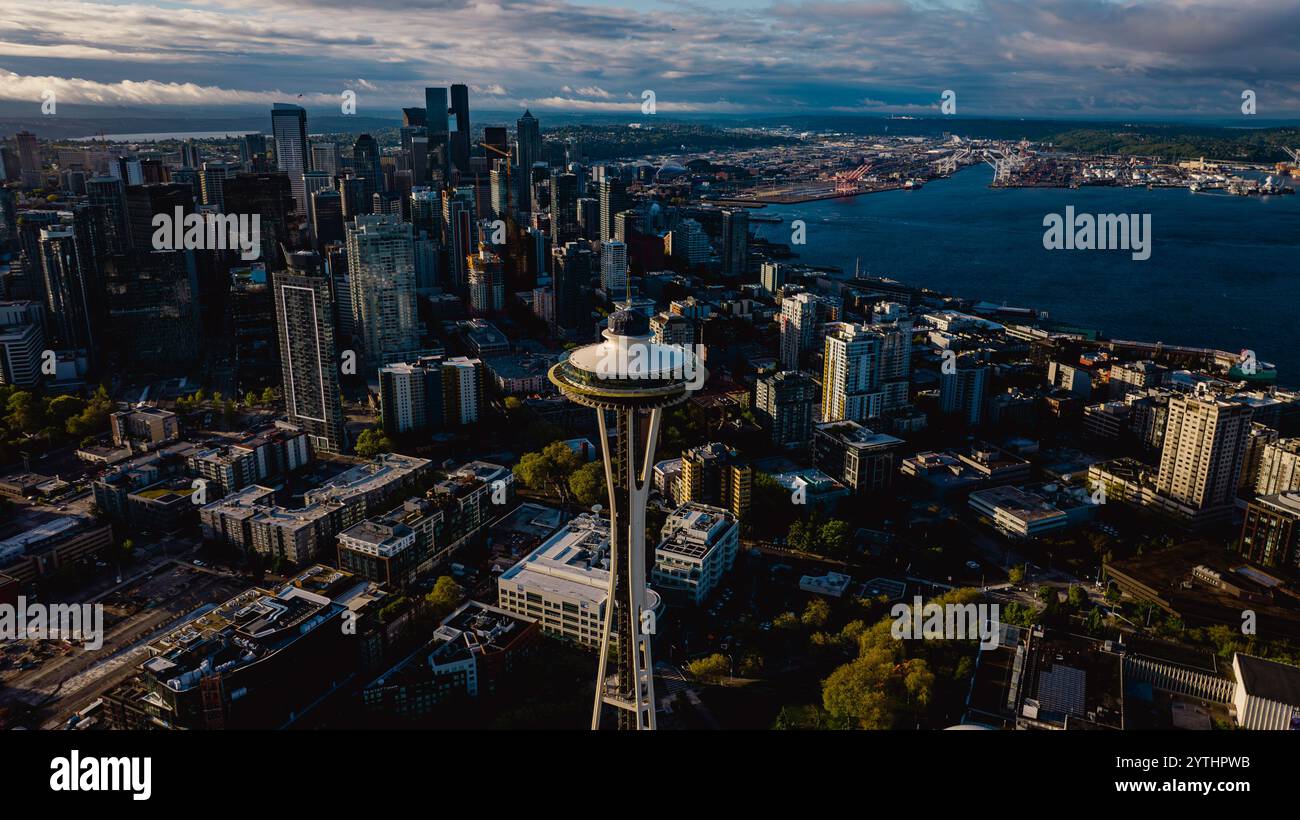 MAY 2024, SEATTLE, WASHINGTON, USA - Seattle Skyline and Space Needle ...
