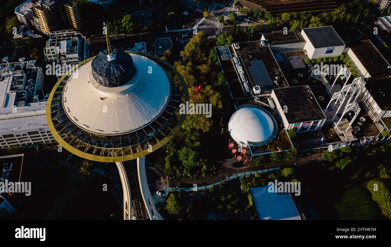 MAY 2024, SEATTLE, WASHINGTON, USA - Seattle Skyline and Space Needle ...