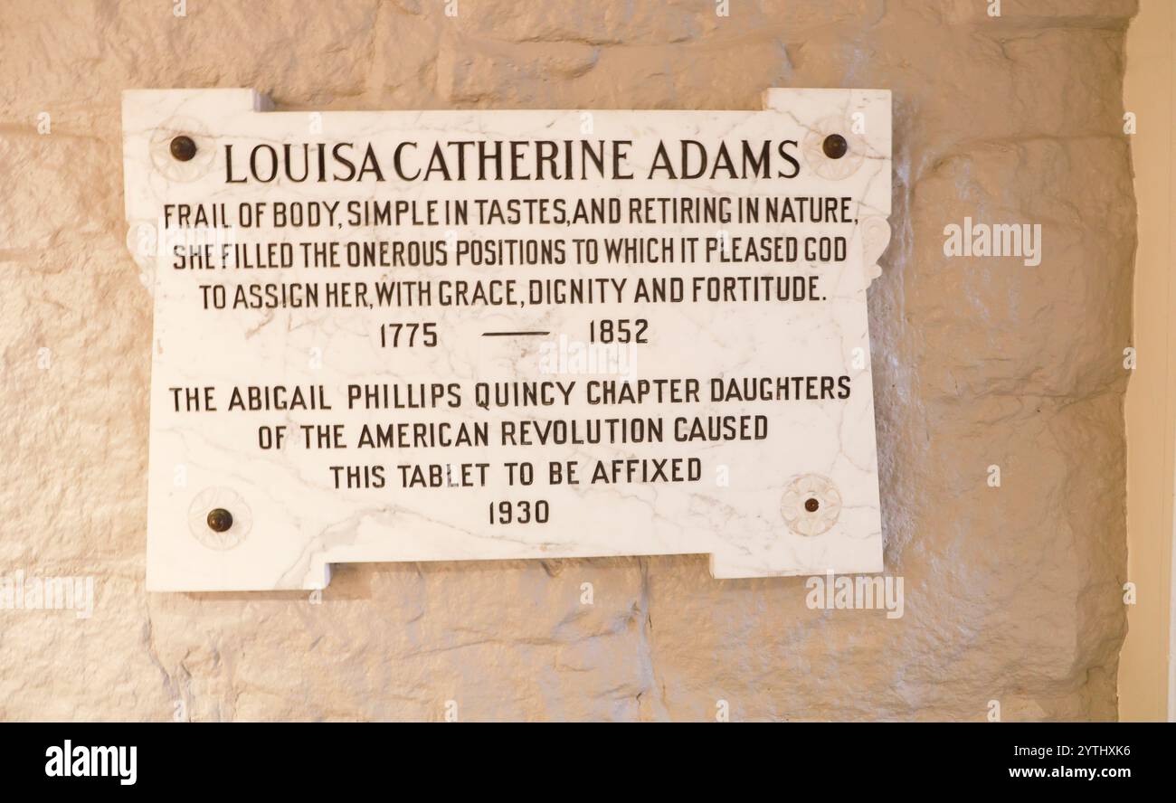 Grave of First Lady Louisa Catherine Adams, at United First Parish ...