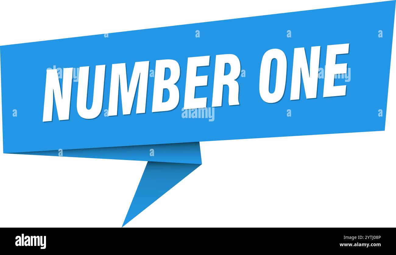 number one banner. number one speech bubble, label, sticker, ribbon ...