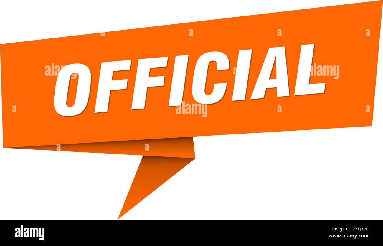 official banner. official speech bubble, label, sticker, ribbon, sign ...